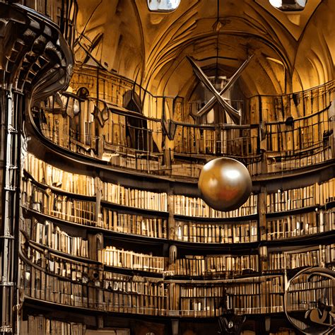 Dark Gothic Mystical Library Globe · Creative Fabrica