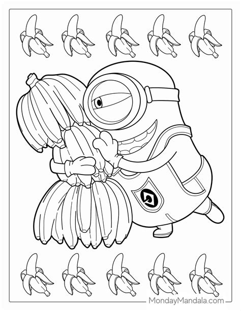 32 Minion Coloring Pages Free Pdf Printables Artofit