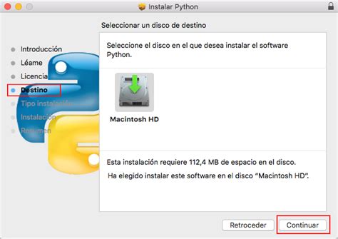 Instalación de Python en MacOS DataCrítica