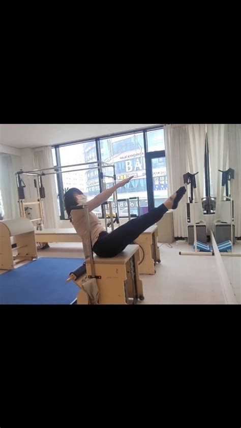 구월동 필라테스 필라테스 민🌙 할 땐 죽을 것 같지만 하고나면 뿌듯하다고 하시는 회원님 👻💗 동작을 숭구리당당처럼 하는게 아니라 정확한 호흡과 코어를 잡아서