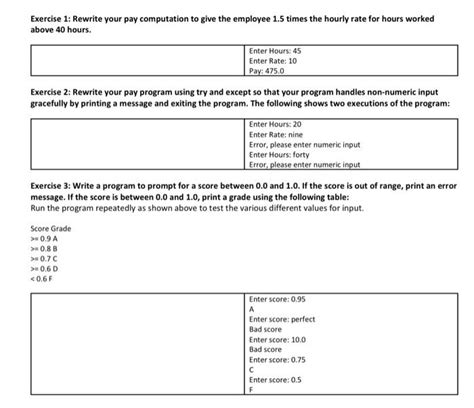 Solved Exercise 1 Rewrite Your Pay Computation To Give The