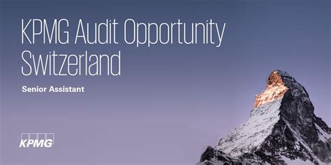 Kpmg Switzerland On Linkedin Kpmgcareers Kpmgdaretodo