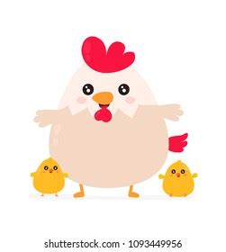 Cute Smiling Happy Funny Cock Babe Stock Illustration Shutterstock
