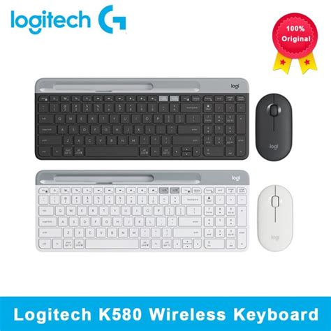 Logitech K580 Wireless Keyboard Original Multi Device 2 4g Bluetooth