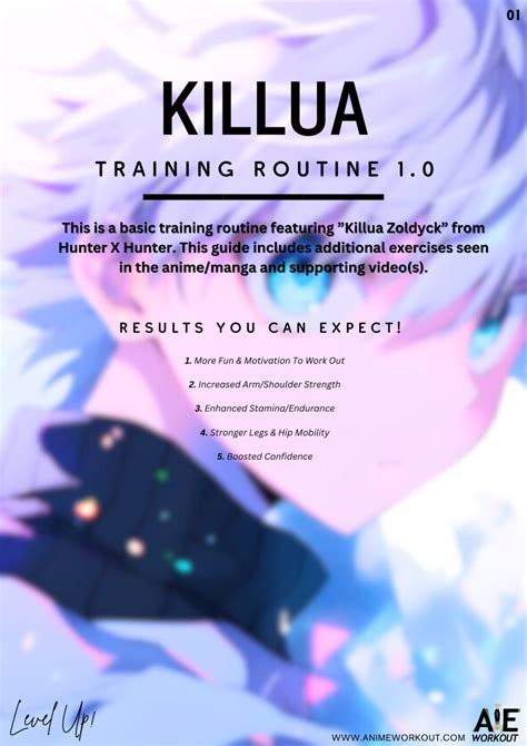Killua Training Routine 10 Anime Workout