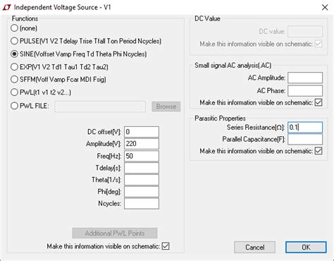 Ltspice Simulating A Simple Circuit General Electronics The