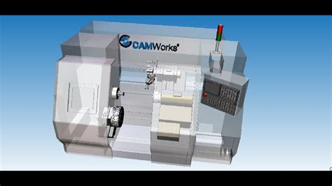Camworks Torno 4 Ejes Camworks 4 Axis Lathe Youtube