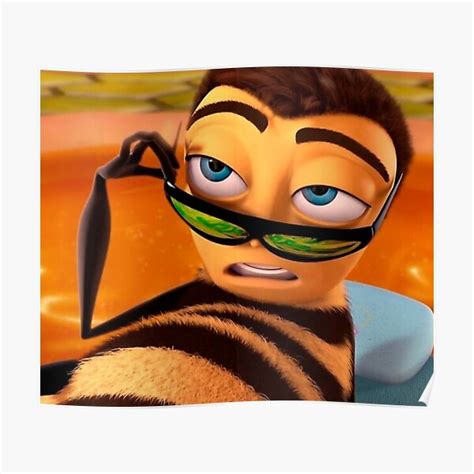 Barry Benson Bee Movie Meme Poster For Sale By Ameliawilder Redbubble