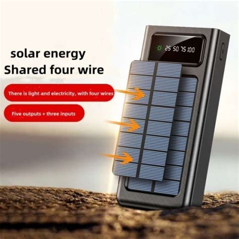 Jual Solar Powerbank Mah Power Bank Tenaga Surya Luar Ruangan Di Seller Graha Premier