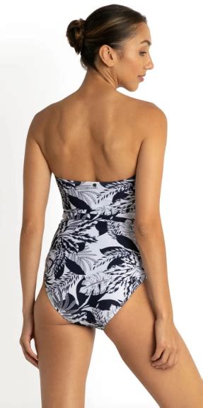 Bali Soft Wrap Bandeau One Piece Ink Cozzies Swimwear And Lingerie