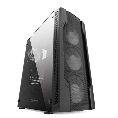 Powercase Компьютерный корпус Mistral X4 Mesh Black черный Cmixb F4 купить с доставкой по