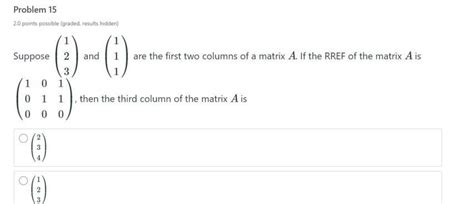 Solved Topic Matrix And Matrices Hi This Is A Set Of Chegg Com