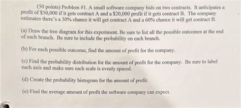 solved 50 points problem 1 a small software company