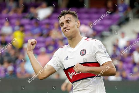 Chicago Fires Przemyslaw Frankowski Celebrates After Editorial Stock