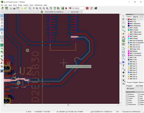 How To Route Differential Pairs In Kicad For Usb