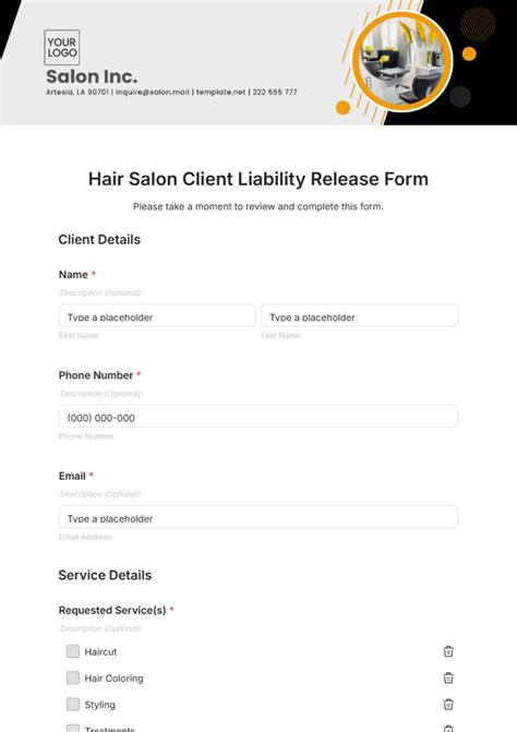 Free Third Party Release Form Template To Edit Online