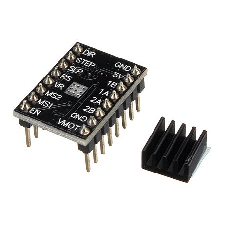 Makerbot Stepper Motor Driver Module Layer With Cooling Fin Black Heatsink For D Printer