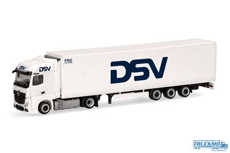 Herpa DSV Mercedes Benz Actros Bigspace Reefer Semitrailer 318198