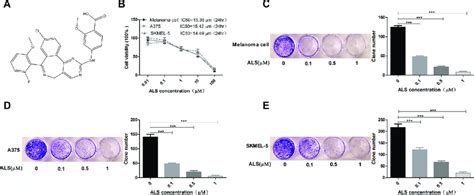 Als Decreases The Viability And Clonogenic Capacity Of Melanoma Cells