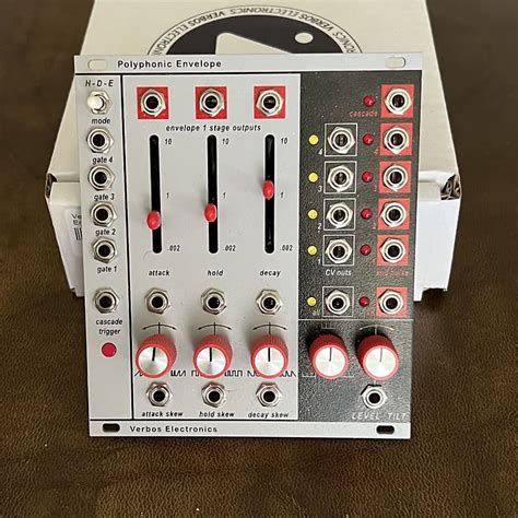 Verbos Electronics Polyphonic Envelope Eurorack Module Reverb