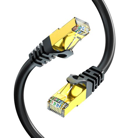 Jp Lanケーブル 60m Cat7 Ugomi 屋外 カテゴリー7 イーサネットケーブル 工業階級 三重遮蔽