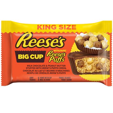 Reeses Big Cup Stuffed With Reeses Puffs King Size 24oz 68g