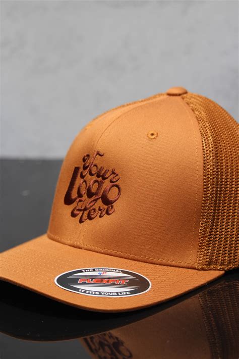 Custom Embroidered Flexfit Hats Preview Your Logo