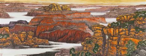 当代青绿——郑百重中国画展 看客网 艺术观展指南 艺术展览 艺术元宇宙 Nft数字藏品 展讯官网