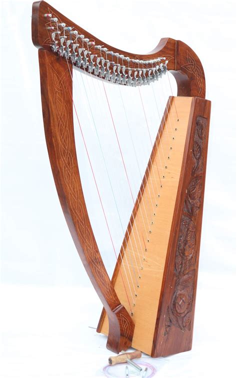 Nevel Harp With Case Musical Instruments