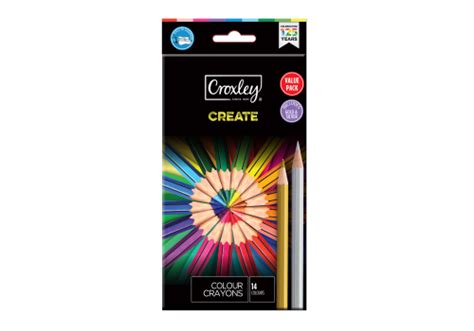 Croxley Create Colour Pencils Pk14 Selvs Stationers