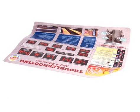Duke 175779 Troubleshooting Label