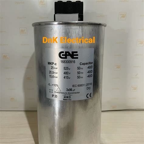 Jual Capacitor Kapasitor Capasitor GAE Phase MKP C Eco MKPC Kvar V Jakarta Barat DnK