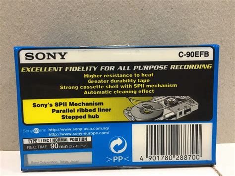 Blank Cassette Sony Blank Cassette 90 Minutes Cassette Hobbies