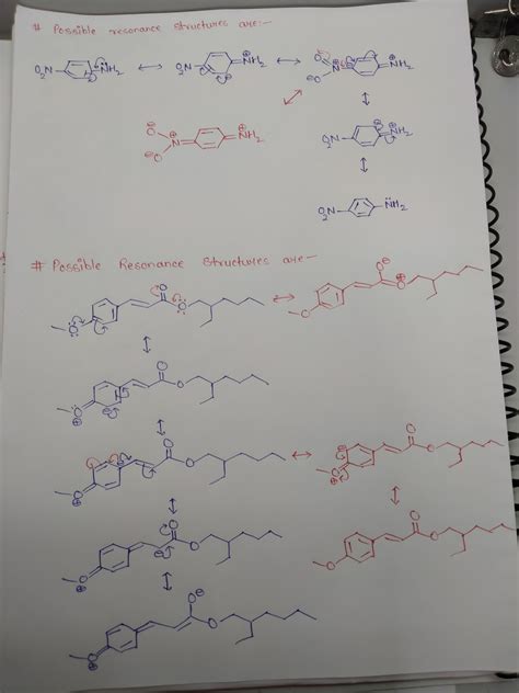 [Solved] Looking for help determining possible resonance structures for the... | Course Hero