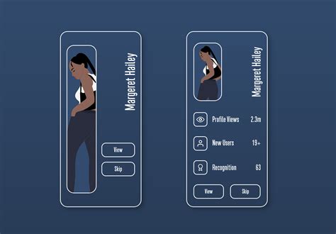 Women Illustrations For UI On Behance