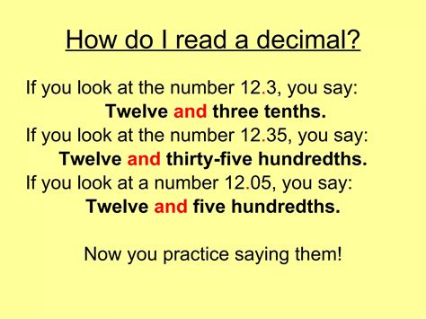 Intro To Decimals Ppt
