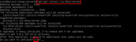 DHCP Server Debian 9 7 Virtual Box