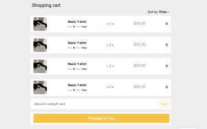 Shopping Cart Template HTML And CSS Free Code Demo