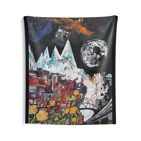 Radiohead Album Cover Collage Tapestry Every Radiohead Album Together
