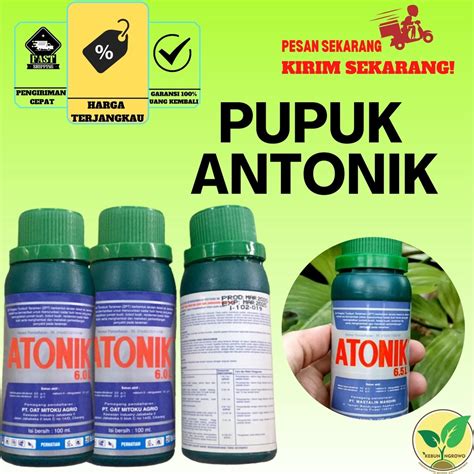 Jual Antonik Pupuk Cair Tanaman Sayuran Buah Zat Pengatur Tumbuh ZPT