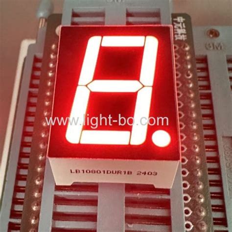 Ultra Bright Red 0 8inch Common Cathode Single Digit 7 Segment Led