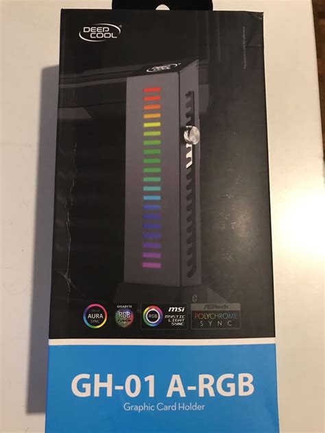 Deepcool Argb Gpu Holder Computers And Tech Parts And Accessories Computer Parts On Carousell