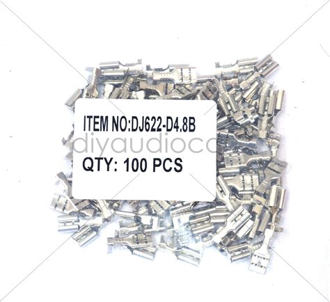 Dac Open Barrel Terminal Pack Of 100 Dj622 D4 8b Diyaudiocart