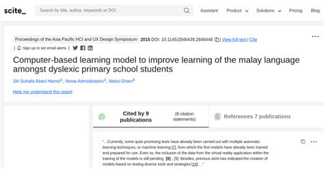 Citation Report Computer Based Learning Model To Improve Learning Of