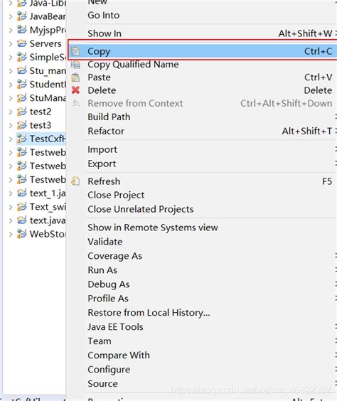 在eclipse中复制项目 Csdn博客
