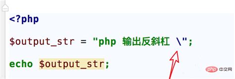 php如何输出反斜杠 php输出反斜杠的实例方法 csdn博客