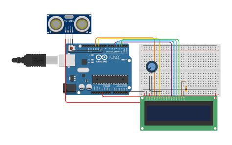 circuit design distance lcd tinkercad