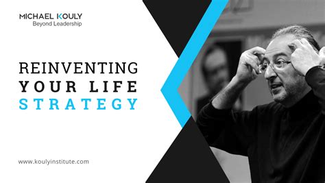 Reinventing Your Life Strategy