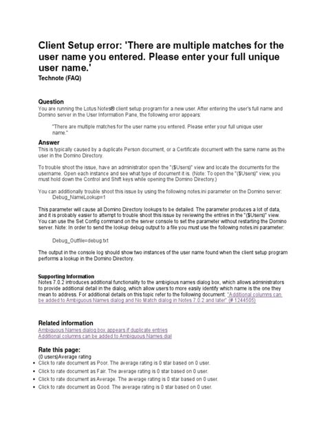 Pdf Lotus Notes Client Setup Error Dokumentips