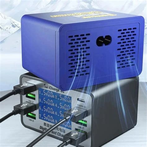 Mechanic ICharge C Smart Digital Display Port USB Charger At Piece USB Mobile